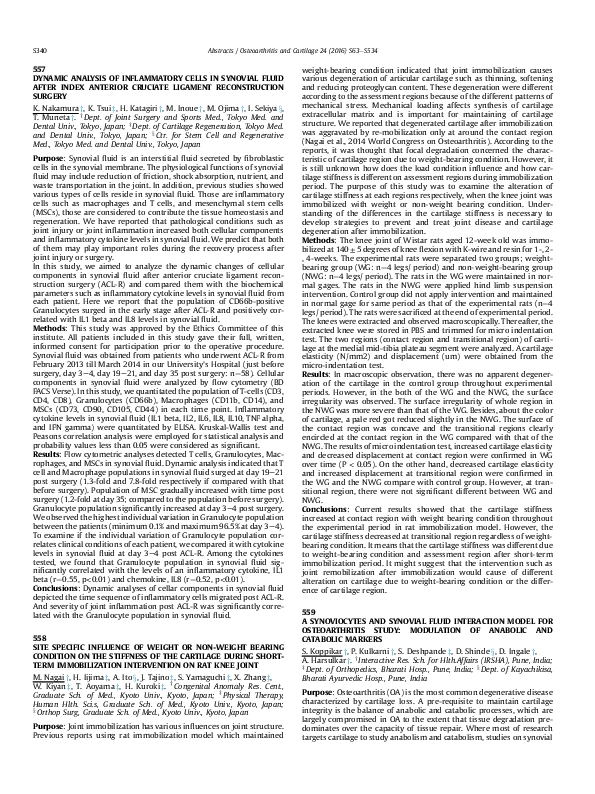 (PDF) A synoviocytes and synovial fluid interaction model for ...