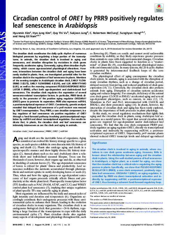 (PDF) {"__content__"=>"Circadian control of by PRR9 positively ...