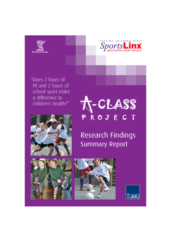 (PDF) The A-CLASS Project Research Findings: Summary Report