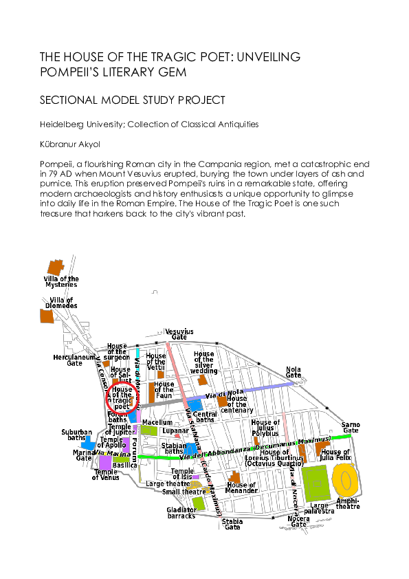 (PDF) THE HOUSE OF THE TRAGIC POET: MODEL STUDY PROJECT
