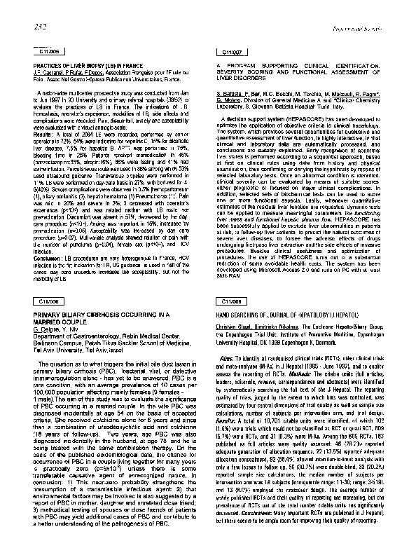 (PDF) A program supporting clinical identification, severity scoring ...