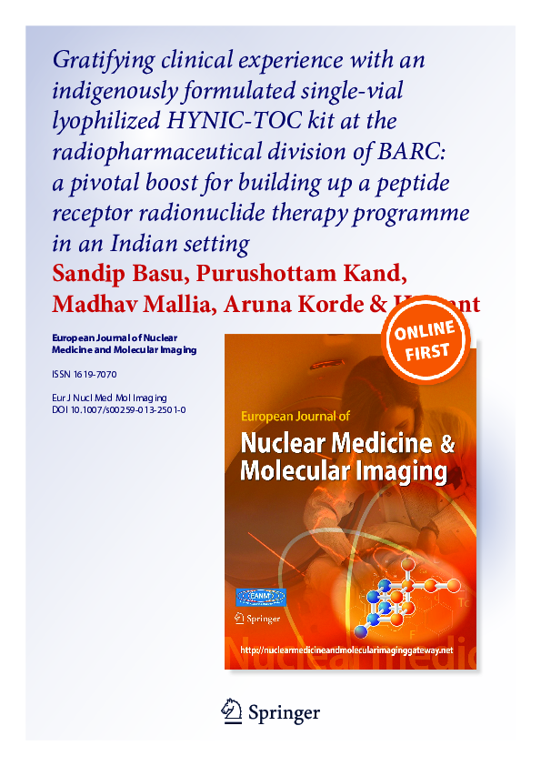 (PDF) Gratifying clinical experience with an indigenously formulated ...