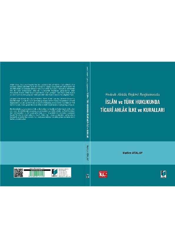(PDF) Principles and rules of commercial ethics in Islamic and Turkish ...