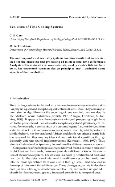 (PDF) Evolution of Time Coding Systems