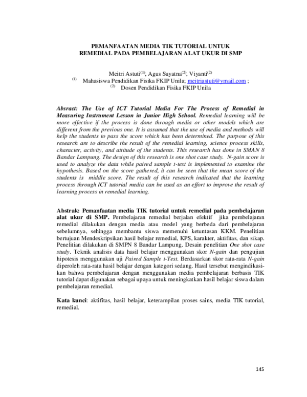 (PDF) Pemanfaatan Media Tik Simulasi Untuk Remedial Pada Pembelajaran ...