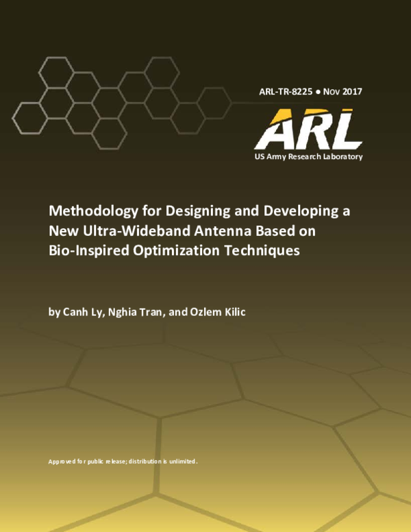(PDF) Methodology for Designing and Developing a New Ultra-Wideband Antenna Based on Bio ...
