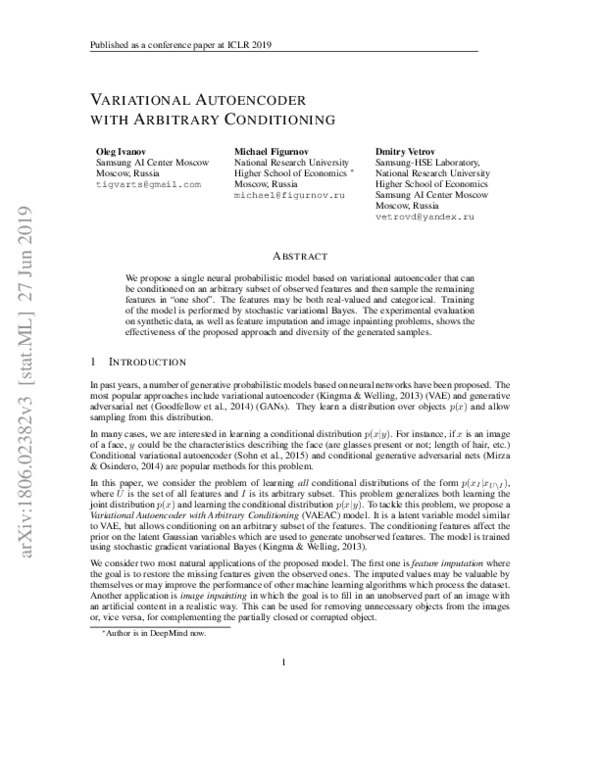 (PDF) Universal Conditional Machine