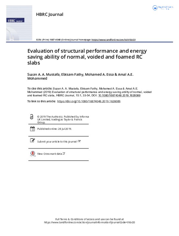 (PDF) Evaluation of structural performance and energy saving ability of ...