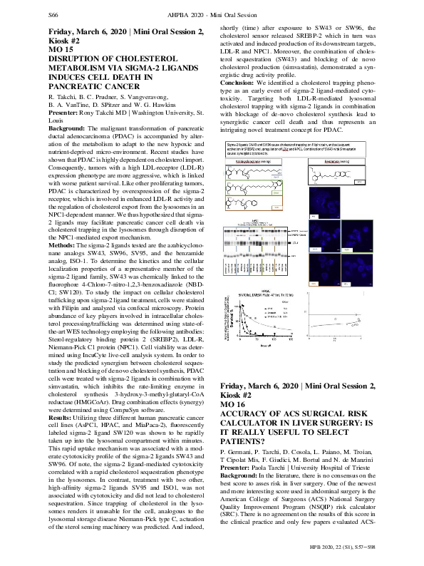 (PDF) Accuracy of ACS surgical risk calculator in liver surgery: Is it ...