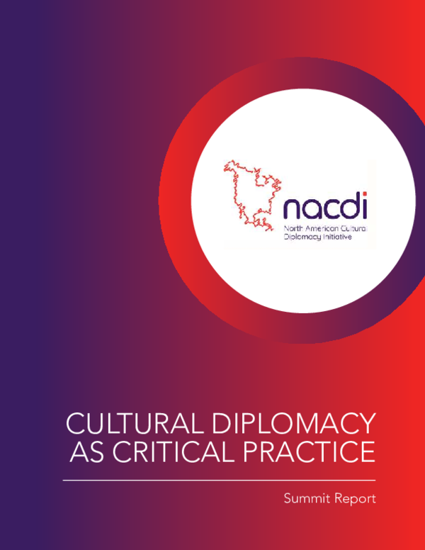 (PDF) CULTURAL DIPLOMACY AS CRITICAL PRACTICE