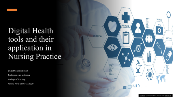 (PPT) Digital Health tools for nursing practice
