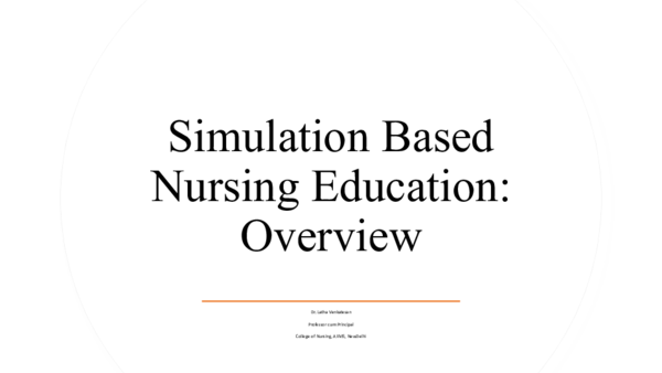 (PPT) Simulation Based education in nursing- An overview