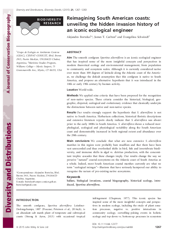 (PDF) Reimagining South American coasts: unveiling the hidden invasion ...