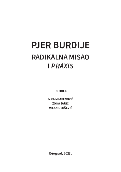 (PDF) Burdijeova teoretizacija društvenih polja