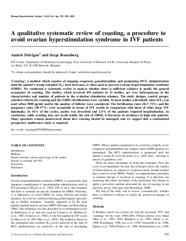 (PDF) A qualitative systematic review of coasting, a procedure to avoid ...