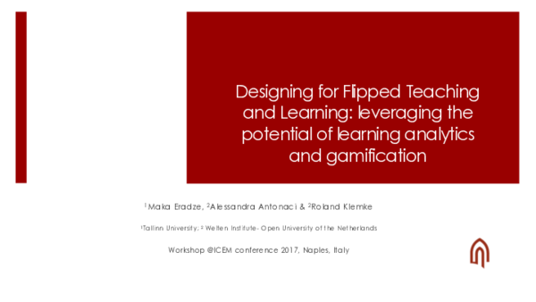 (PDF) Designing for Flipped Teaching and Learning: leveraging the potential of learning ...