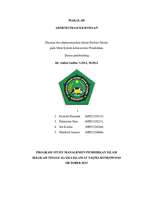 (DOC) MAKALAH administrasi