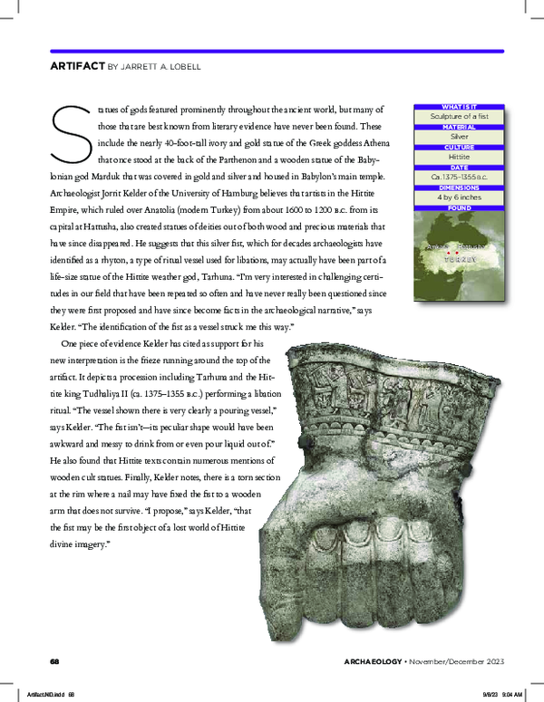 (PDF) Artifact: A Tight-fisted Deity