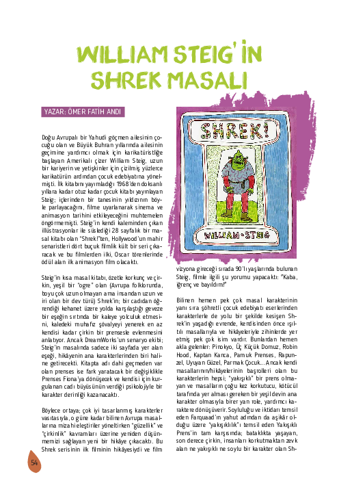 (PDF) William Steig'in Shrek Masalı