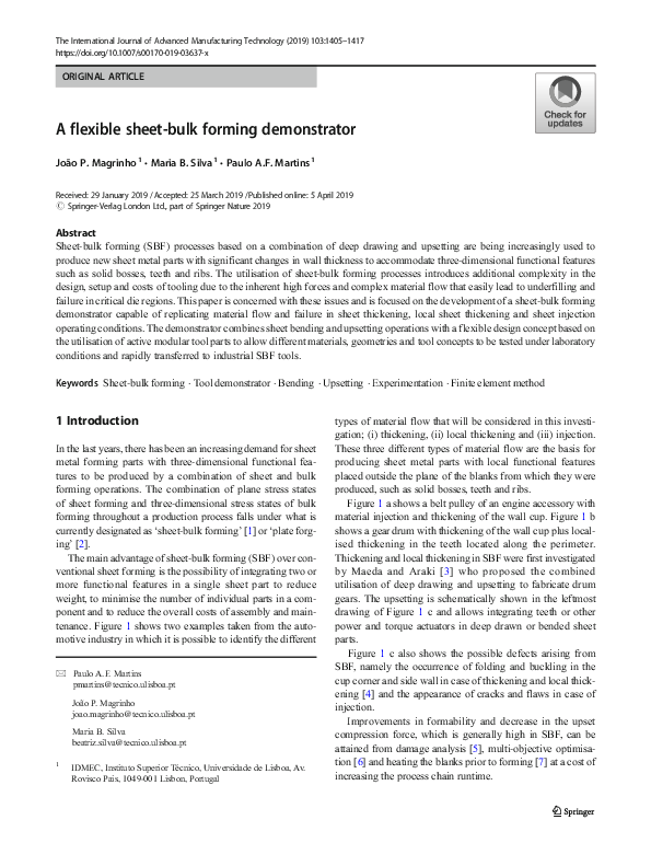 (PDF) A flexible sheet-bulk forming demonstrator | Paulo Martins - Academia.edu