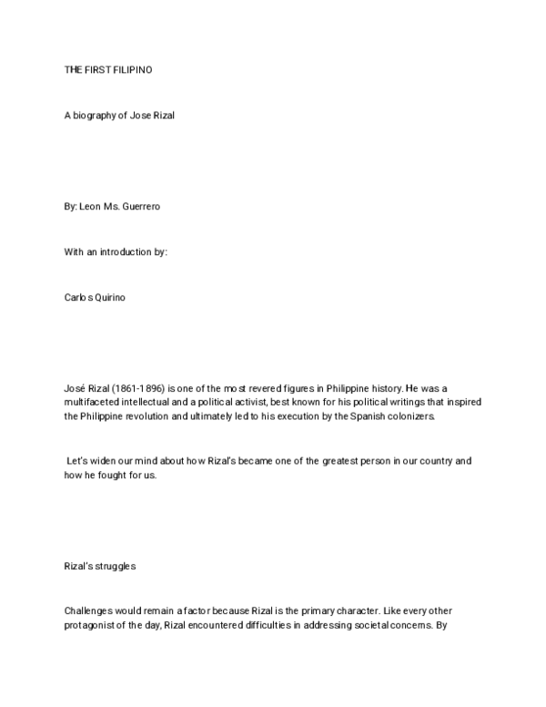 (PDF) THE FIRST FILIPINO