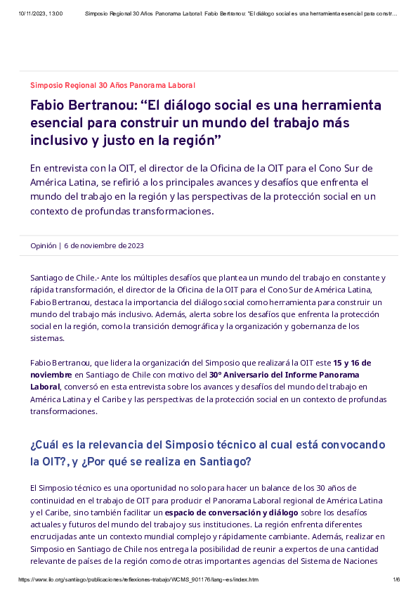 (PDF) El diálogo social es una herramienta esencial para construir un ...