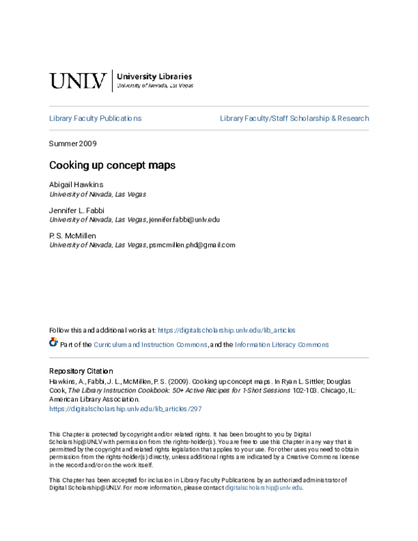 (PDF) Cooking up concept maps