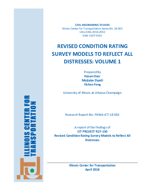 (PDF) Revised Condition Rating Survey Models to Reflect All Distresses ...