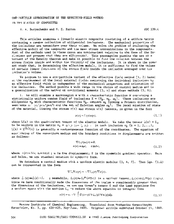 (PDF) One-particle approximation of the effective-field method in the ...