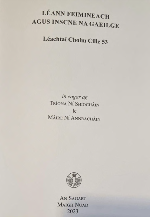 (PDF) Comrac Líadaine ⁊ Chuirithir 'Mar a tháinig Liadhain agus ...