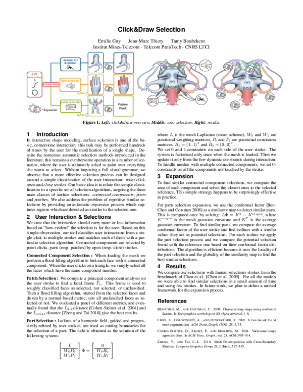(PDF) Click&draw selection