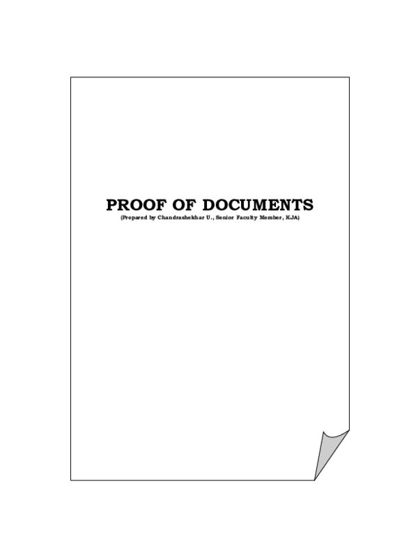 (PDF) Proof of Documents