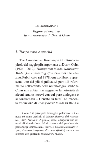 (PDF) Rigore ed empiria: la narratologia di Dorrit Cohn, in Il monologo ...