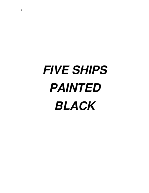 (PDF) FIVE SHIPS PAINTED BLACK