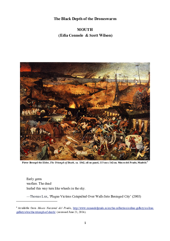 (PDF) The Black Depth of the Droneswarm