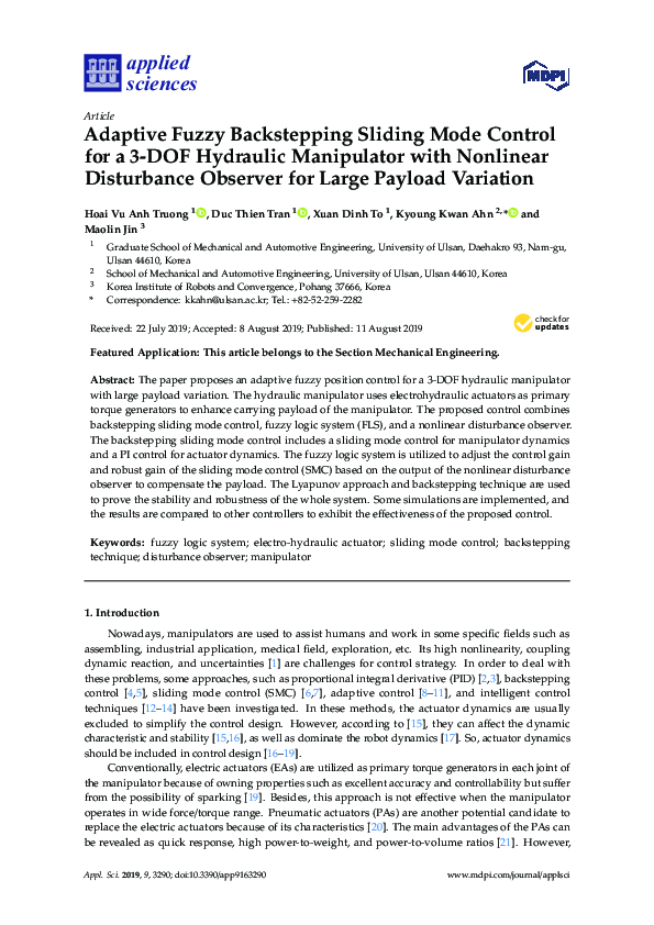 (PDF) Adaptive Fuzzy Backstepping Sliding Mode Control for Omni Mobile Robot Over Network ...