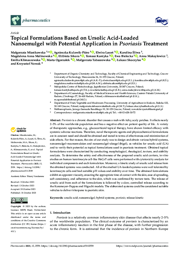 (PDF) Nanoemulgel: a Promising Nanolipoidal-Emulsion Based Drug ...