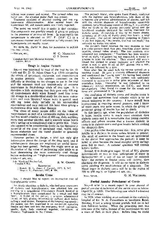 (PDF) Partial Annular Detachment of Cervix
