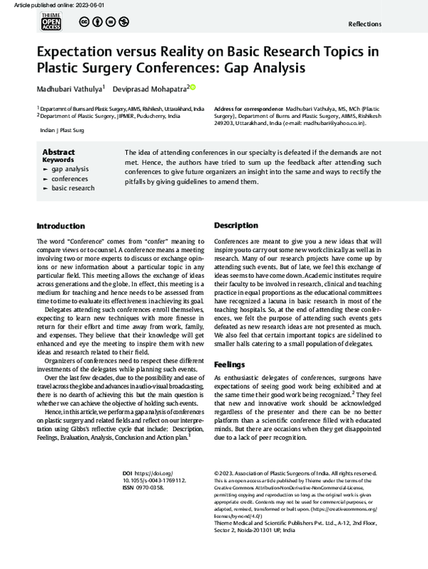 (PDF) Expectation versus Reality on Basic Research Topics in Plastic ...