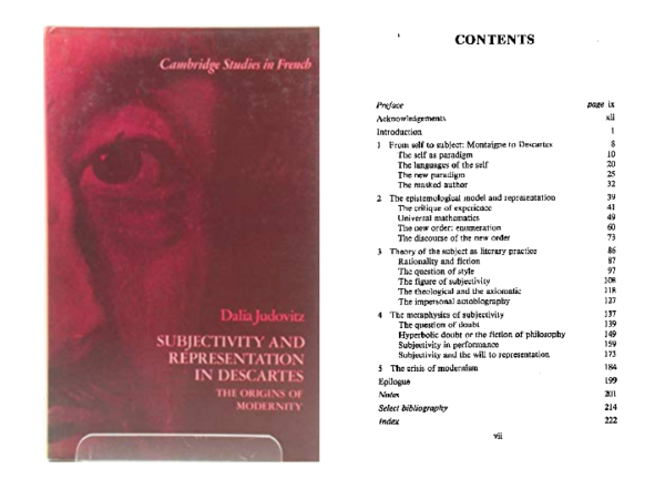 (PDF) Subjectivity and Representation Introduction