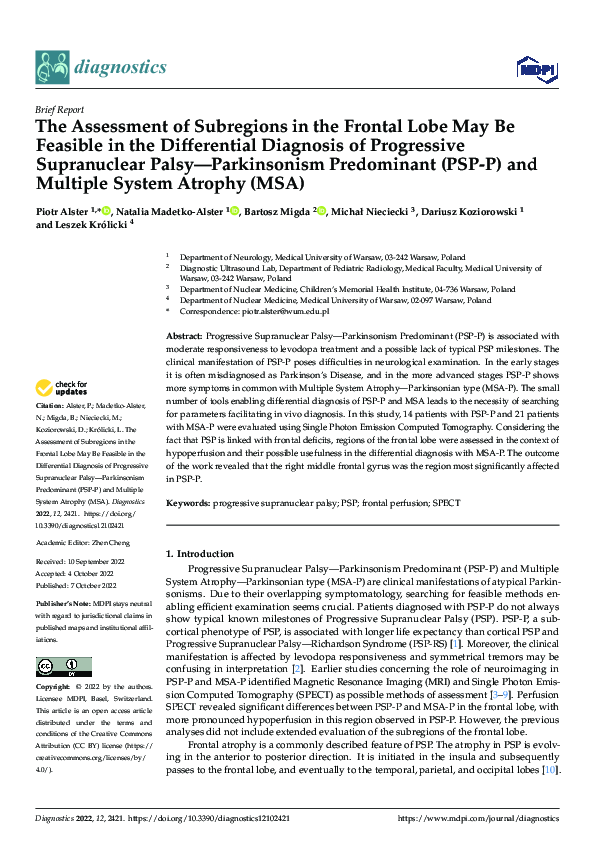 (PDF) The Assessment of Subregions in the Frontal Lobe May Be Feasible ...