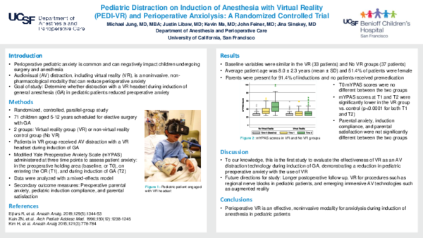 (PDF) Pediatric Distraction on Induction of Anesthesia With Virtual ...