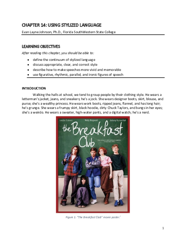 (PDF) Using Stylized Language in Public Speaking