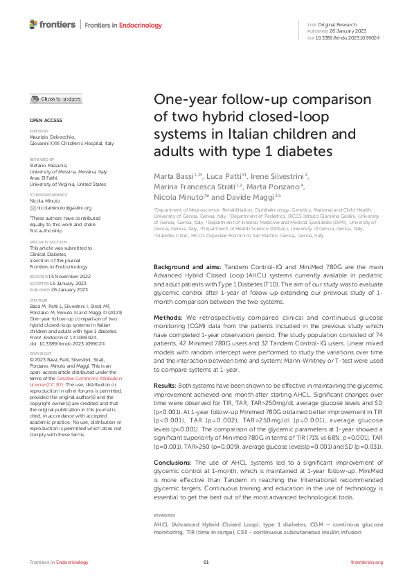 (PDF) One year of Hybrid Closed Loop on peritoneal dialysis: a case ...