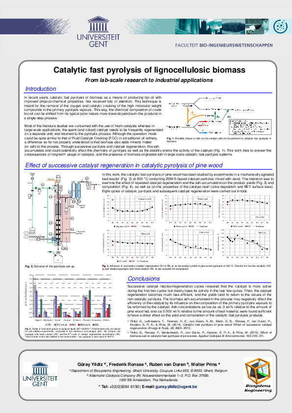 (PDF) Catalytic fast pyrolysis of lignocellulosic biomass: from lab-scale research to industrial ...