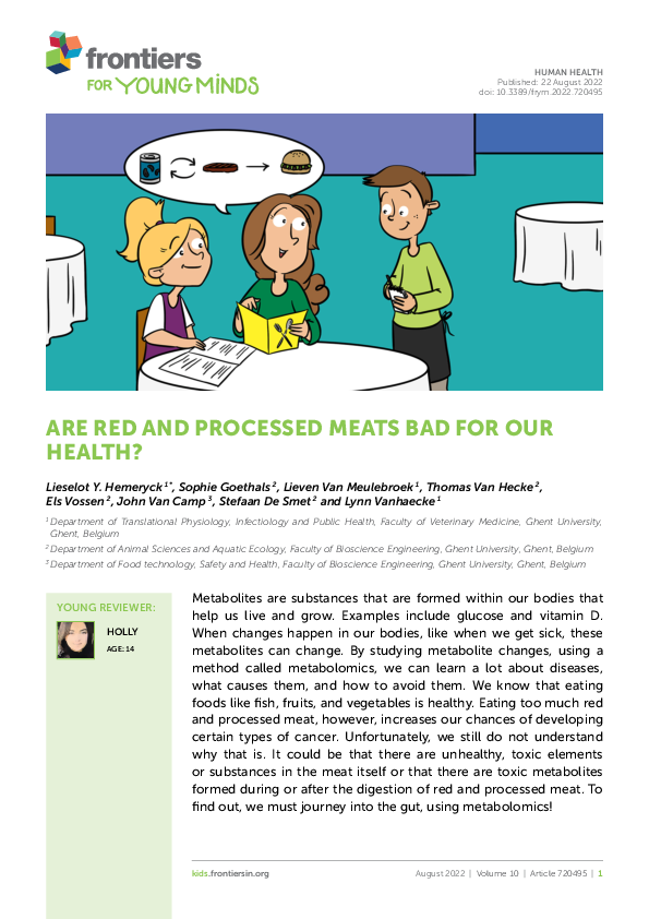 (PDF) Are Red and Processed Meats Bad For Our Health?