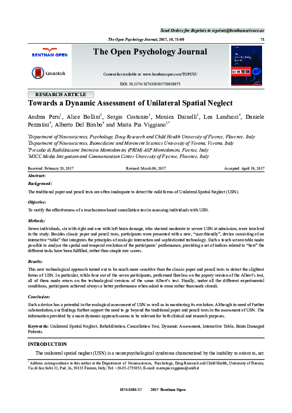 (PDF) Dynamic Touchscreen Assessment of USN