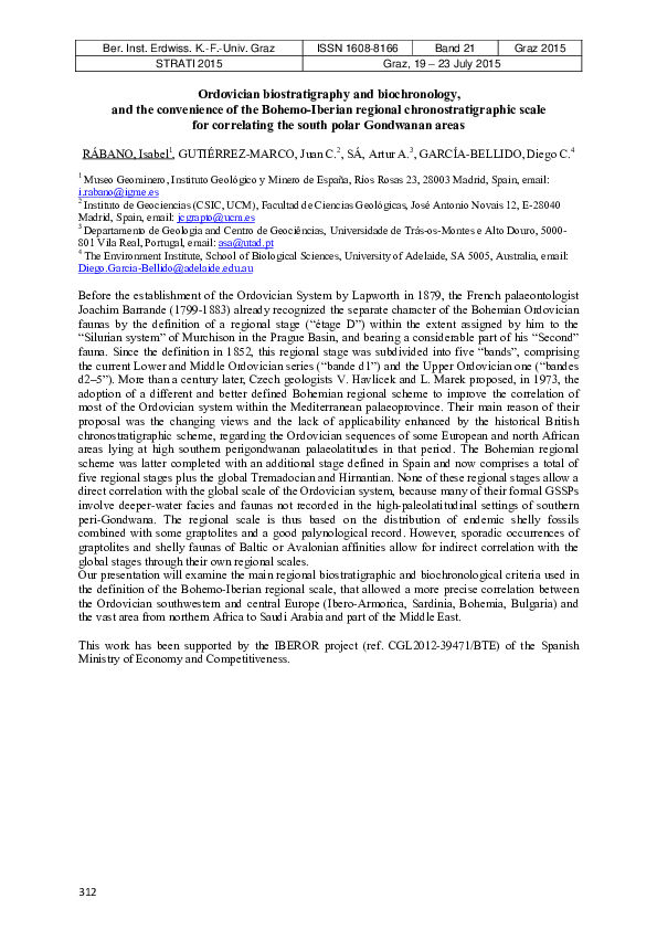 (PDF) Ordovician biostratigraphy and biochronology, and the convenience ...