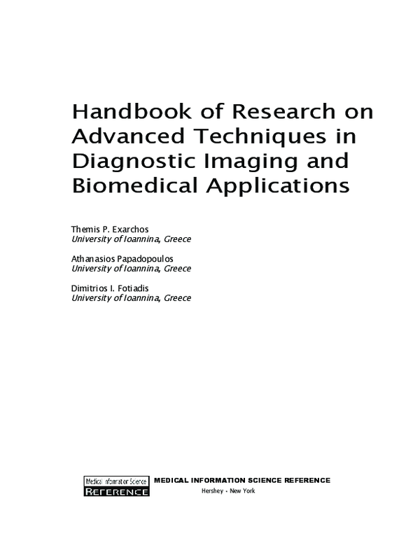 (PDF) Handbook of Research on Advanced Techniques in Diagnostic Imaging ...