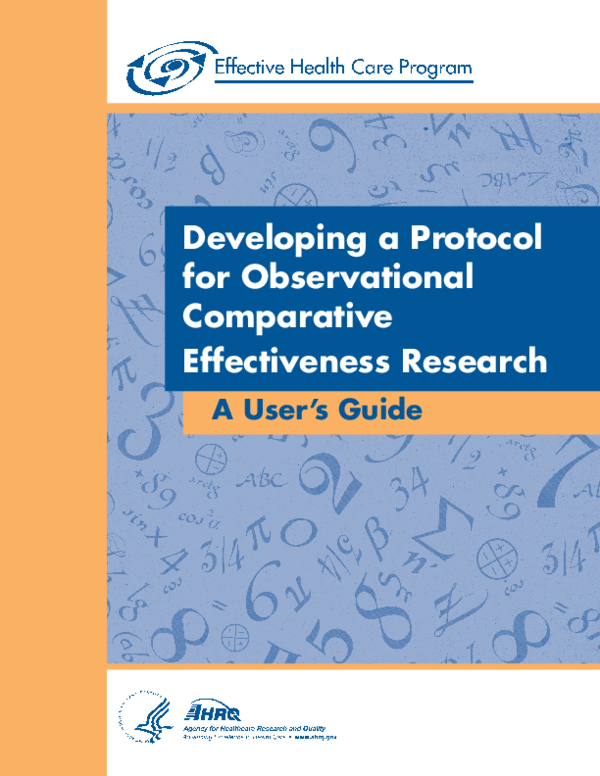 (PDF) Developing a Protocol for Observational Comparative Effectiveness ...